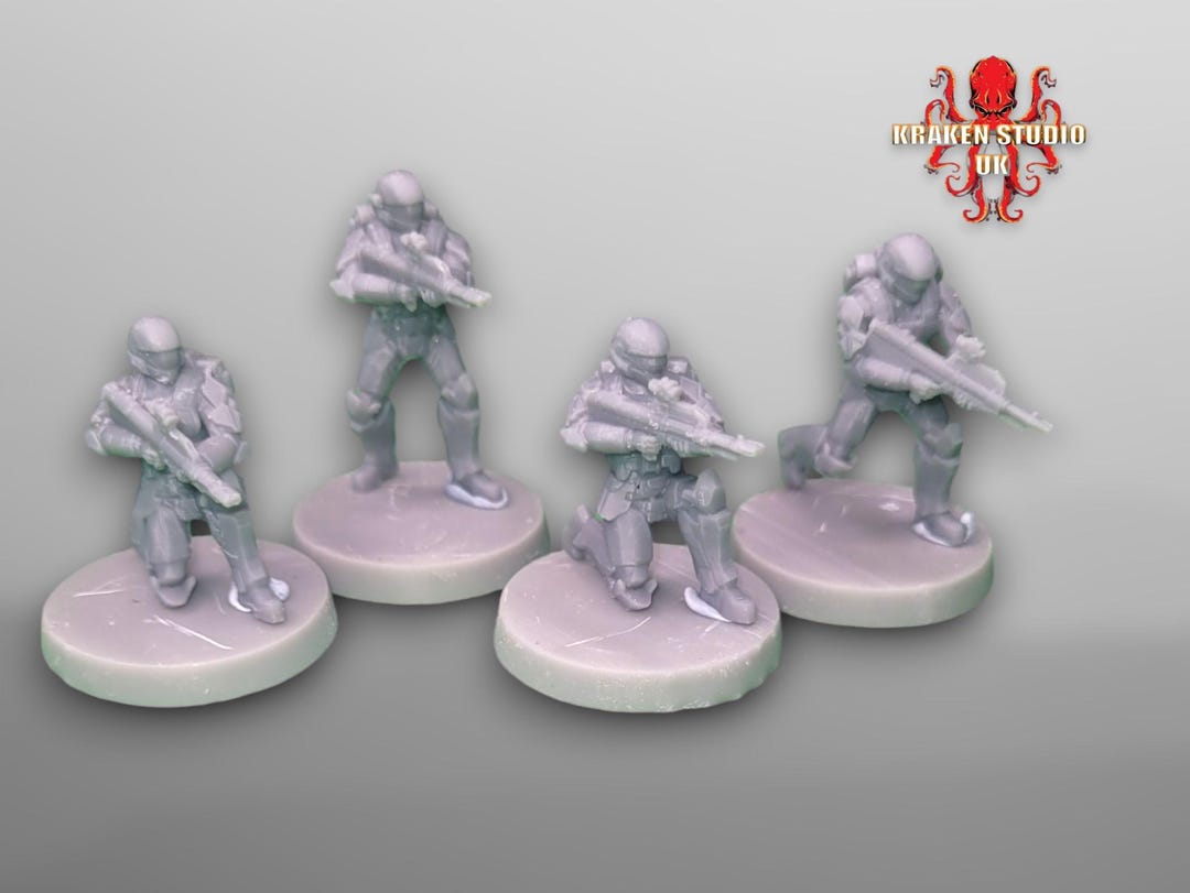 Halo: UNSC ODST 32mm/ 1-56 Scale Varied Load Out (unofficial) - Etsy