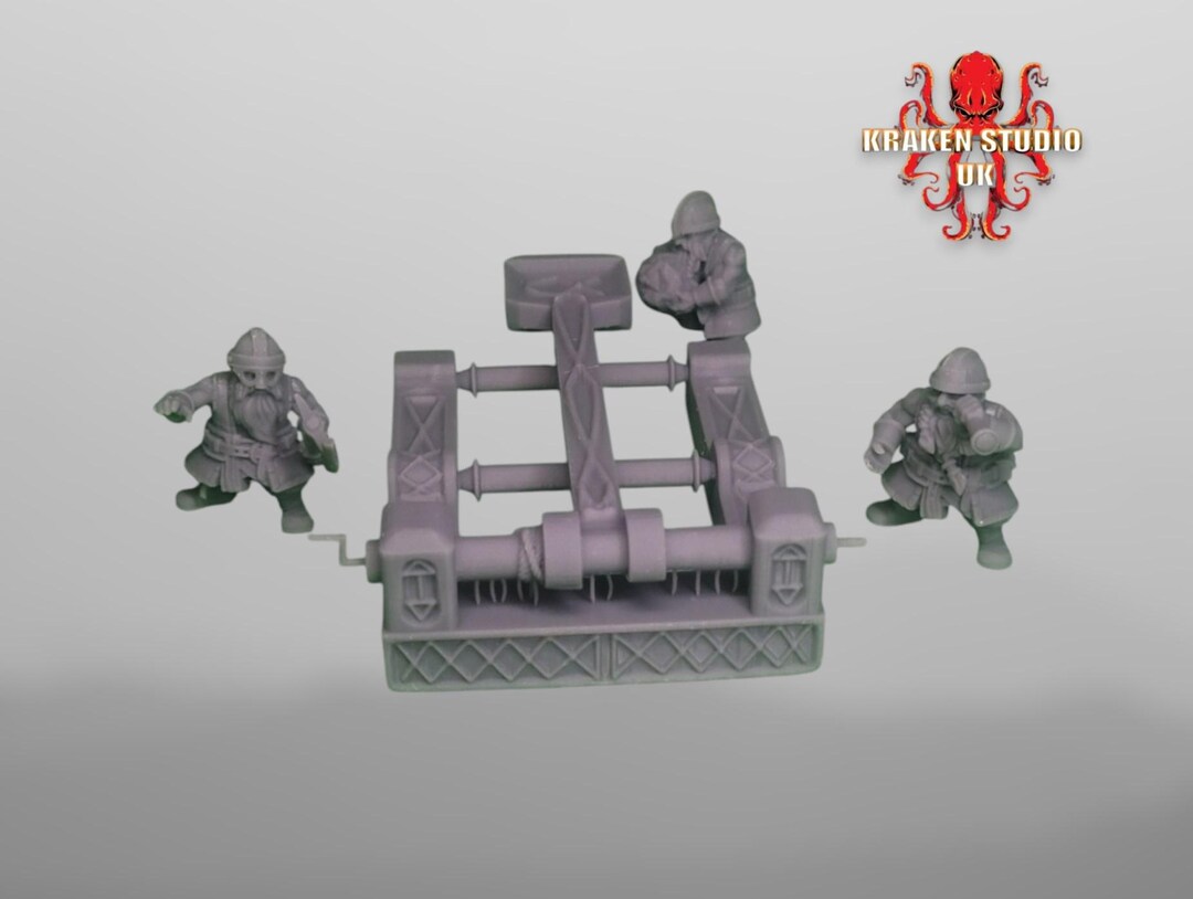 Fantasy- Dwarves- - Stone Thrower / Catapult - Etsy