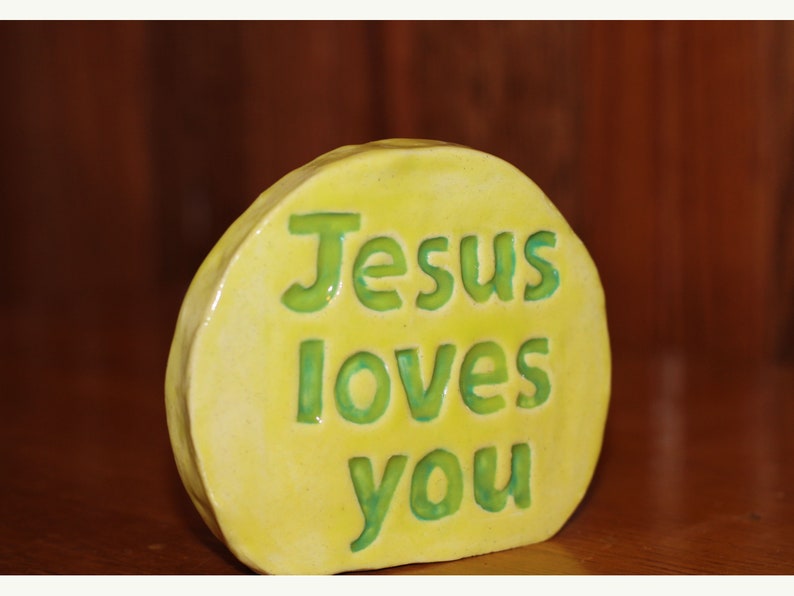 Jesus Sign Christian Desk Decor Shelf Sitter Inspirational - Etsy