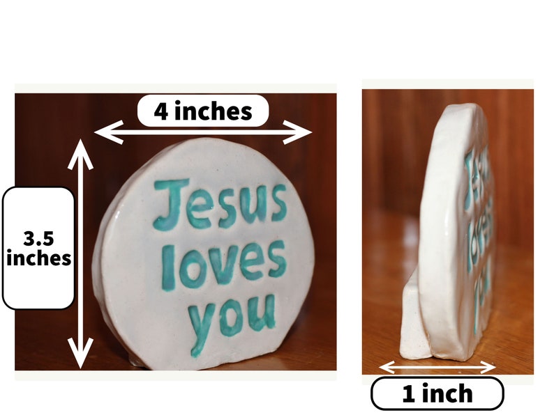 Jesus Sign, Christian Desk Decor, Shelf Sitter, Inspirational Sign ...