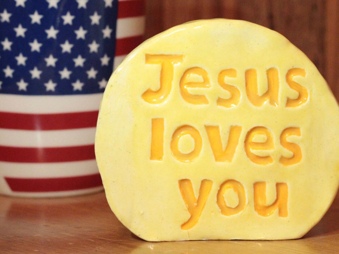 Jesus Sign, Christian Desk Decor, Shelf Sitter, Inspirational Sign ...