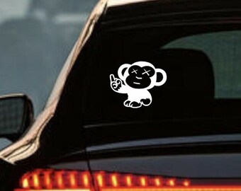 Monkey Middle Finger - Etsy