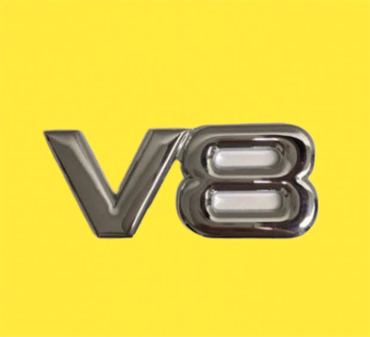 V8 Badge Clipart