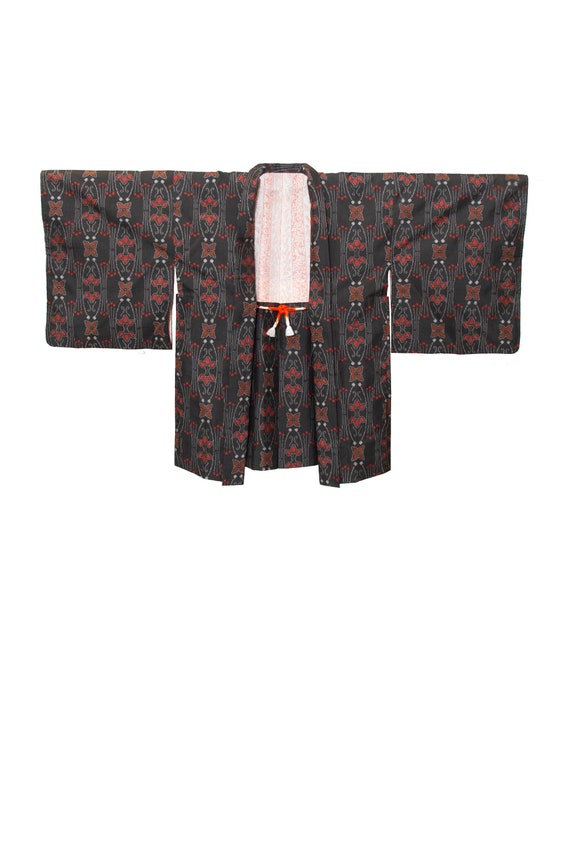 vintage red haori with - Gem