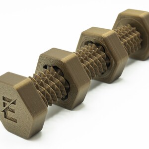 SPINFINITY BOLT (centurion Bronze) Bi-directional Threaded Fidget Bolt ...