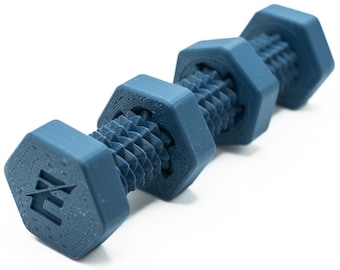 SPINFINITY BOLT cement Grey Bi-directional Threaded Fidget Bolt & Nuts ...