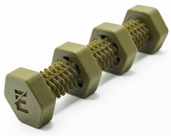 SPINFINITY BOLT cement Grey Bi-directional Threaded Fidget Bolt & Nuts ...