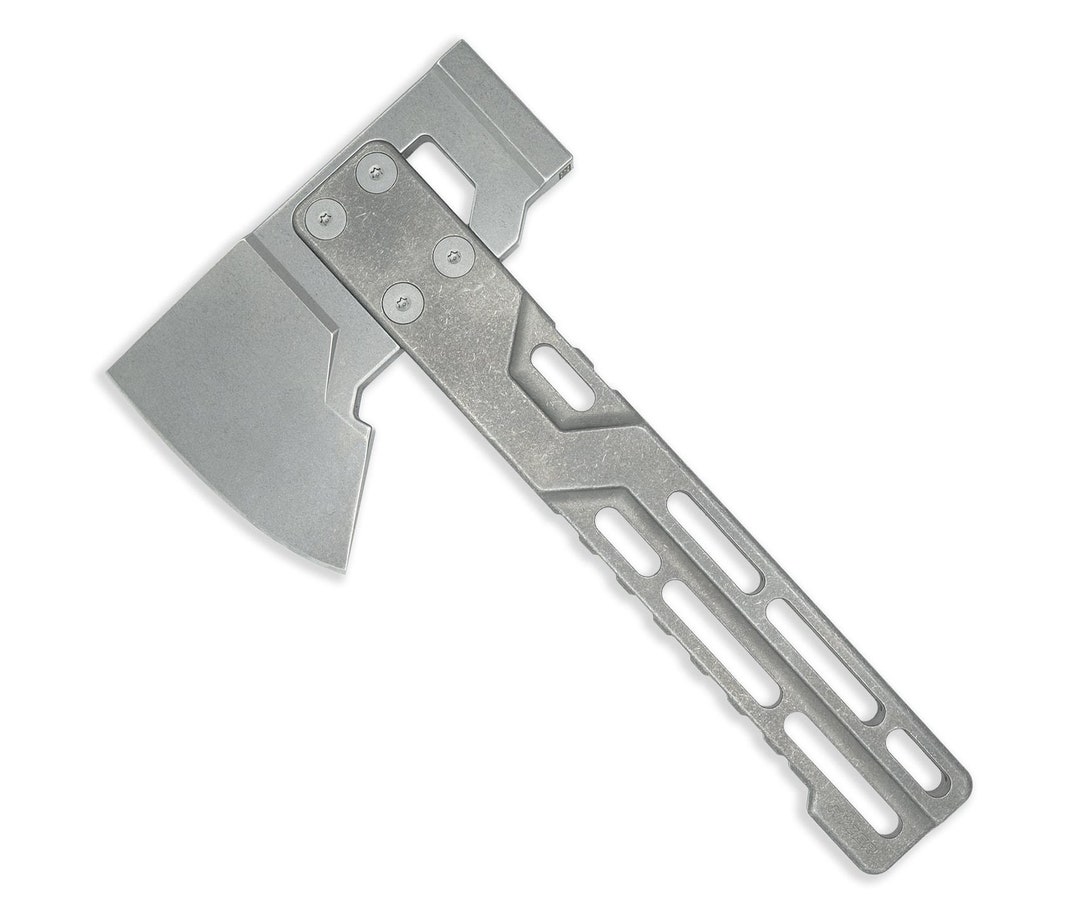 Exceed Designs HYZER Mini Titanium Hatchet (stonewashed) 8.15" 6al-4v ...