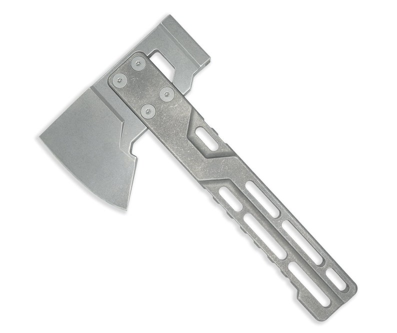 Exceed Designs HYZER Mini Titanium Hatchet (stonewashed) 8.15" 6al-4v ...