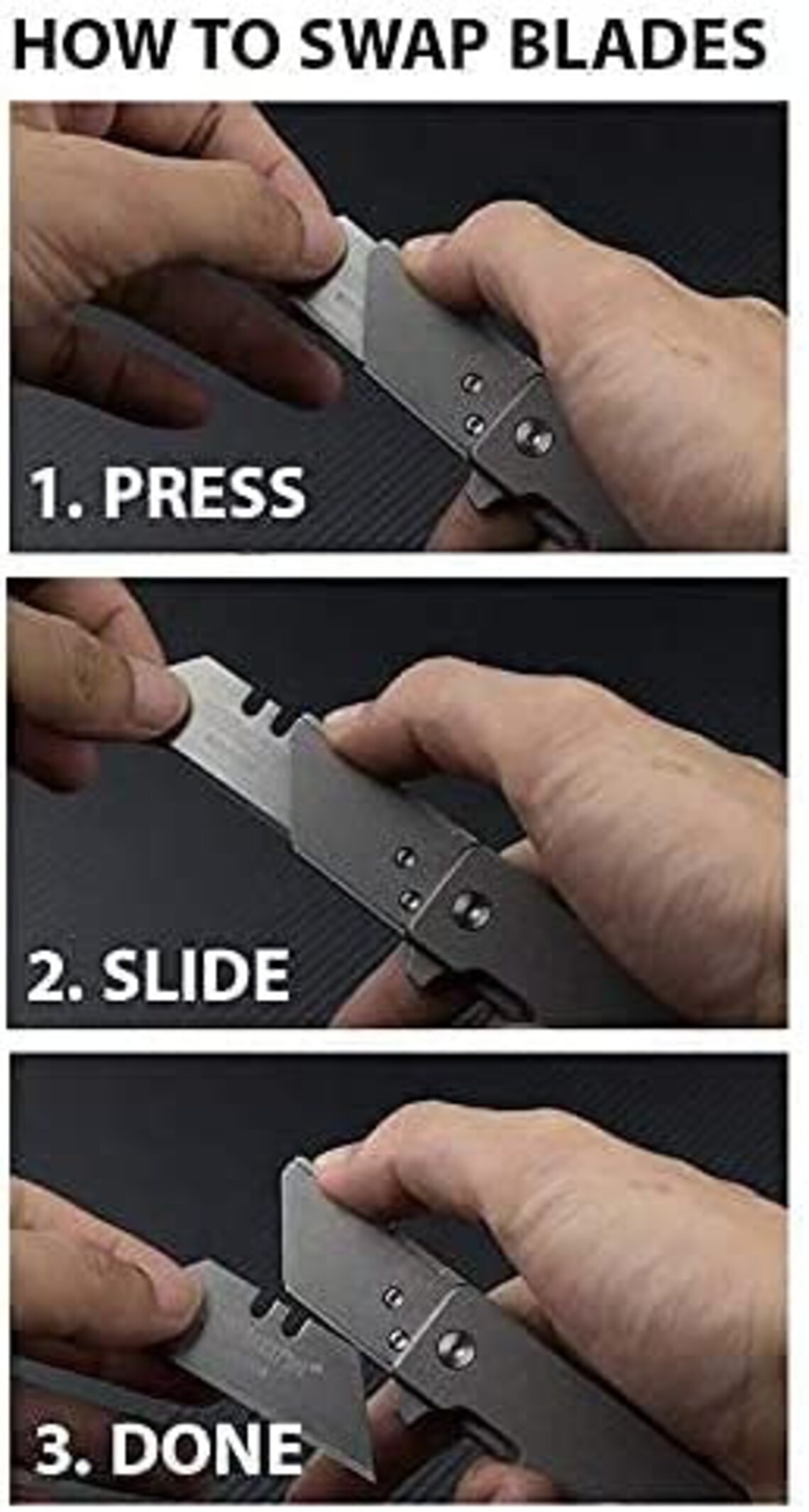 Exceed Designs TIRANT RAZOR V3 jet-black PVD 6al-4v Titanium - Etsy