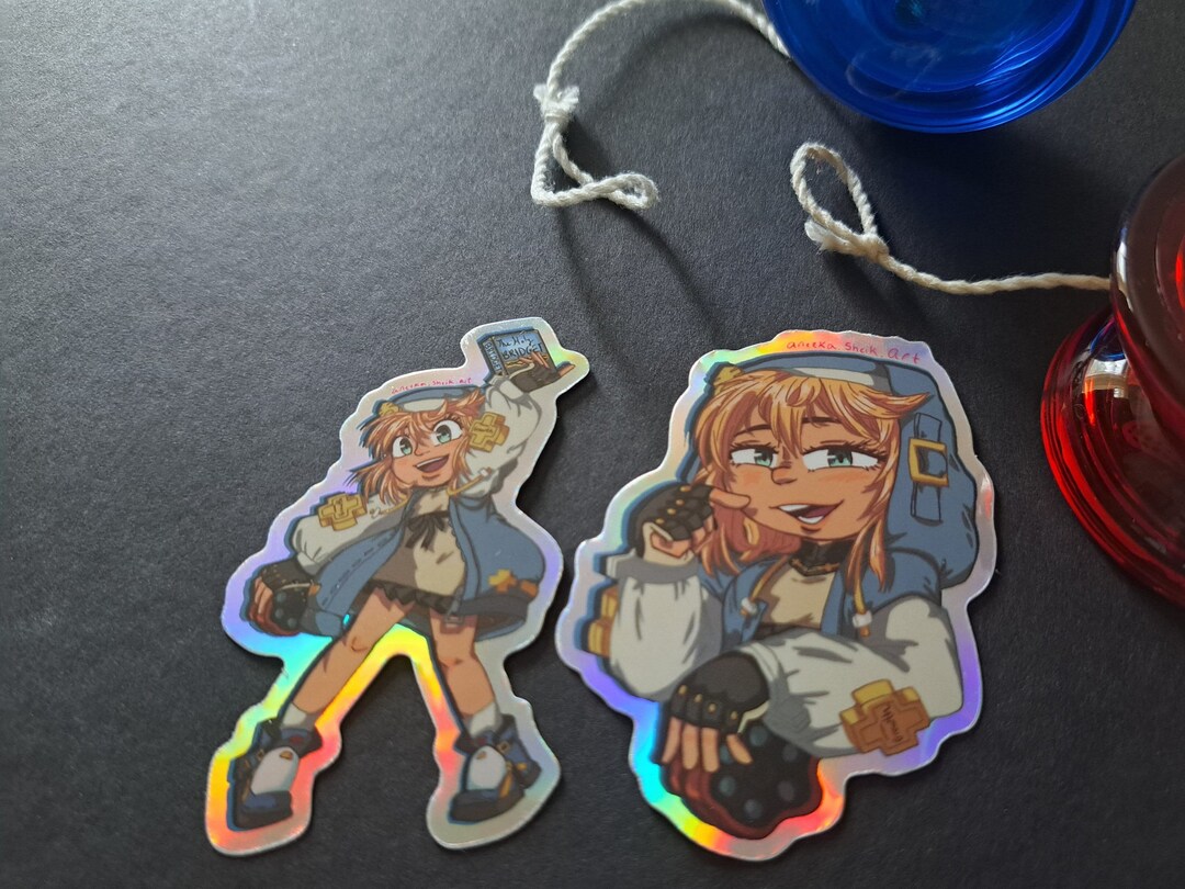 The Holy Yo-yo Gal Guilty Gear Strive Stickers - Etsy