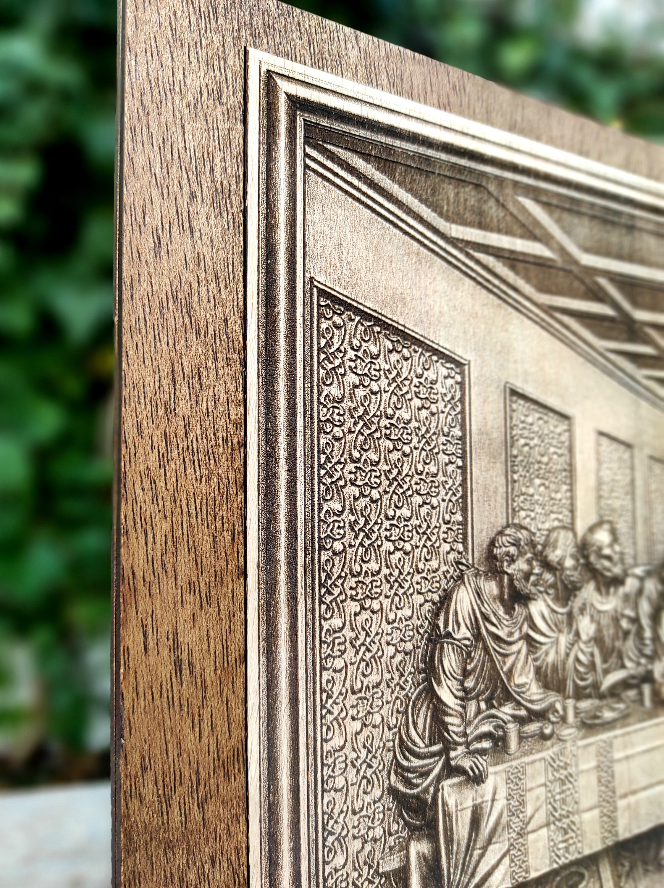 Last Supper Framed - Digital Design File - Glowforge - Laser Ready ...