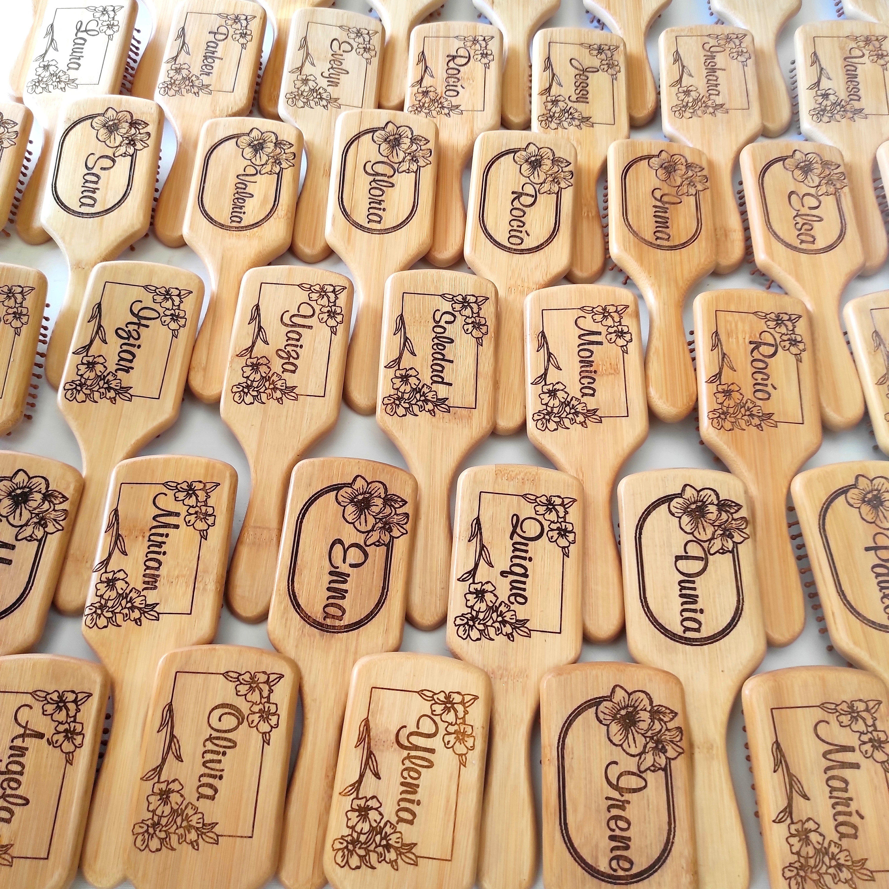 Hair Brush Engraving Designs Original Engraving Files A - Etsy