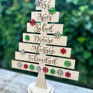 Laser Cut File - Custom Christmas Tree - Digital File - Wishing Tree in ...