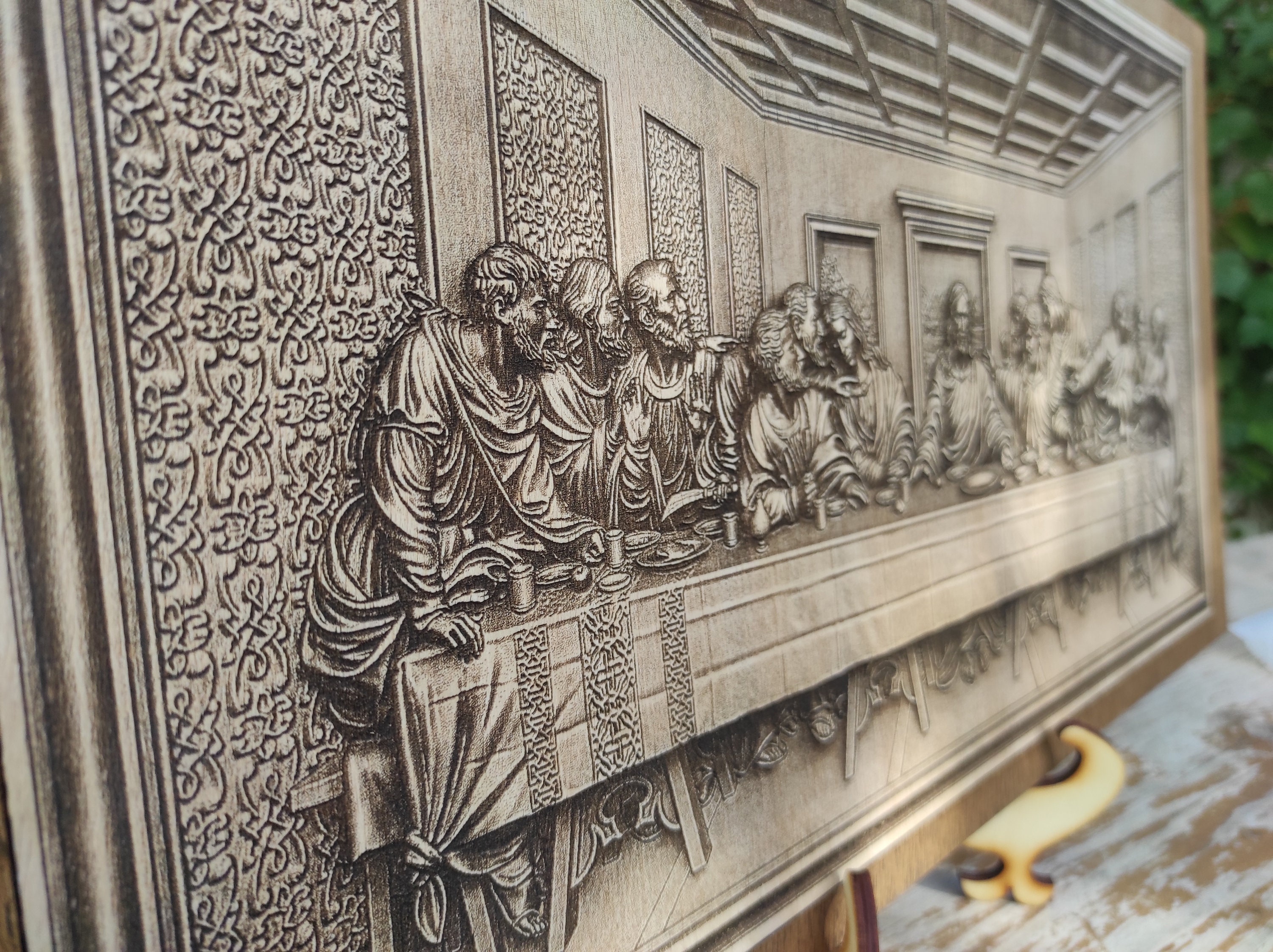 Last Supper Framed - Digital Design File - Glowforge - Laser Ready ...