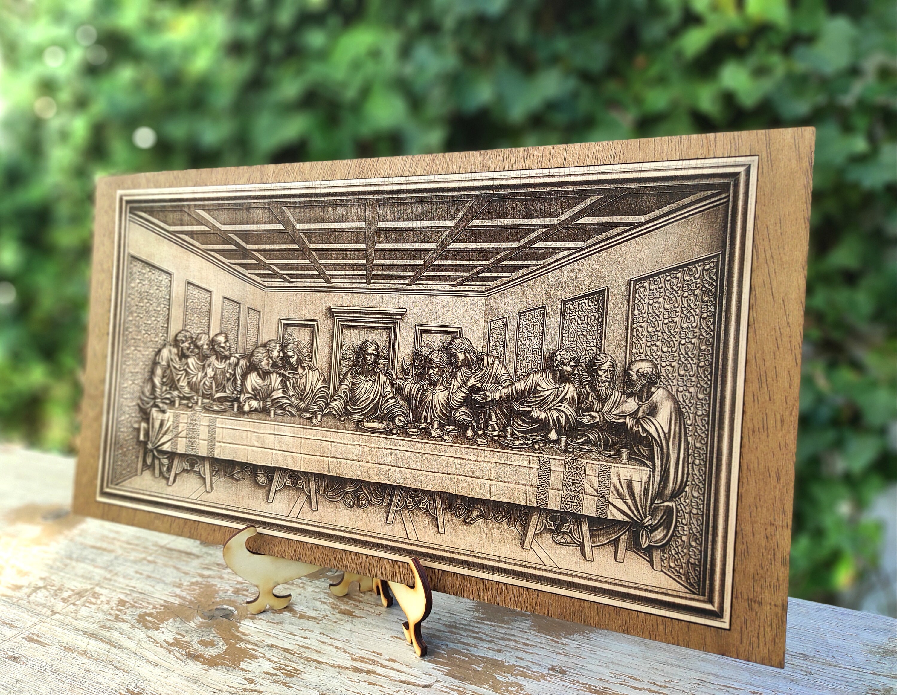 Last Supper Framed - Digital Design File - Glowforge - Laser Ready ...