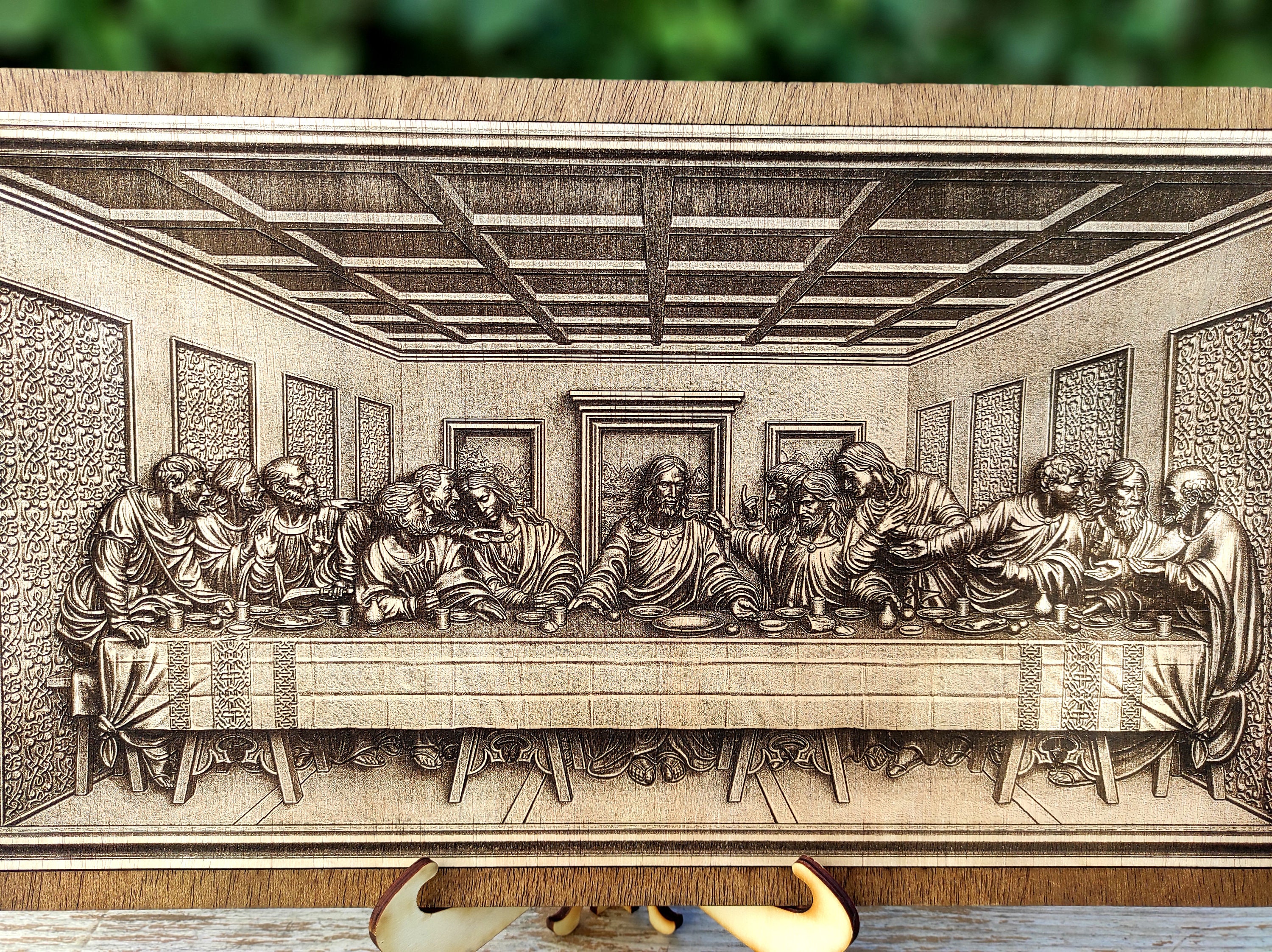 Last Supper Framed - Digital Design File - Glowforge - Laser Ready ...
