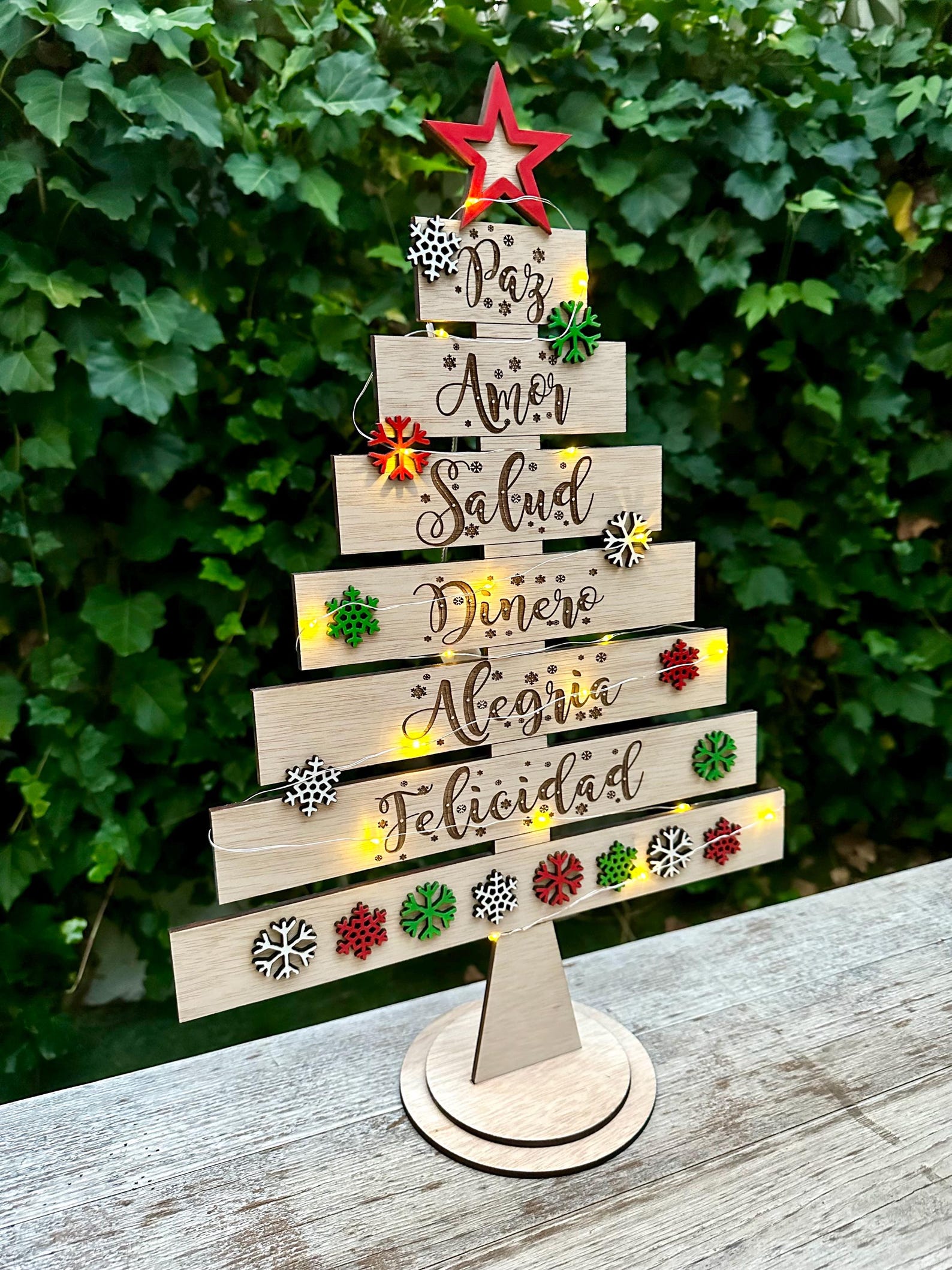 Laser Cut File - Custom Christmas Tree - Digital File - Wishing Tree in ...