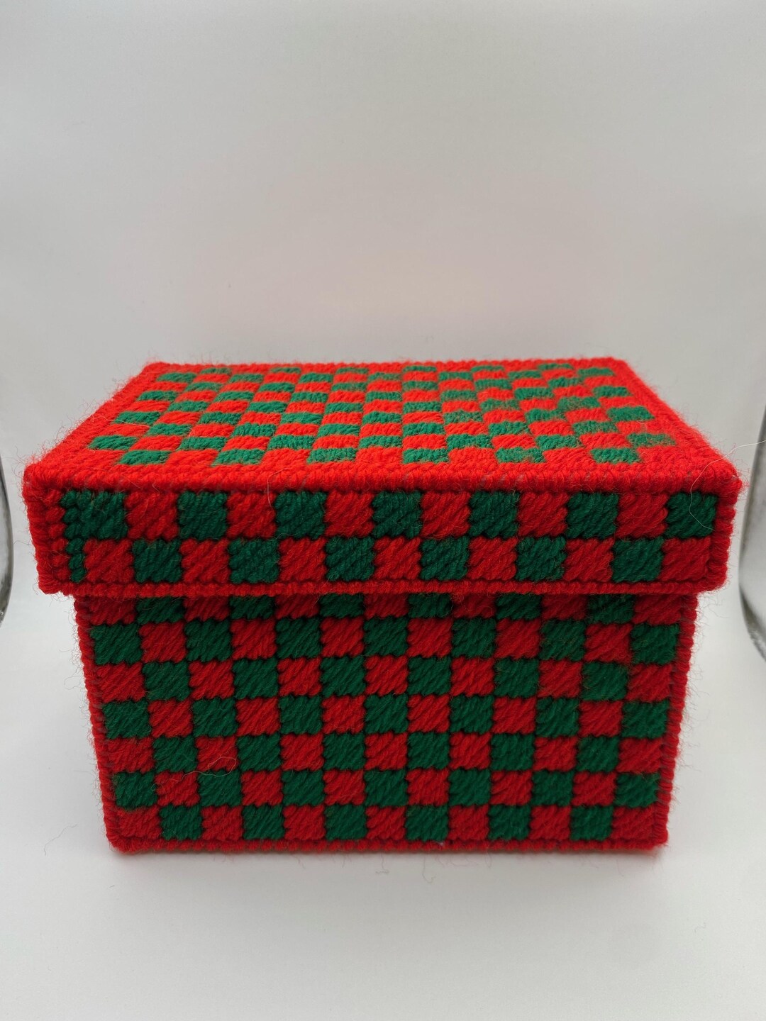 Checkered Gift Box - Etsy