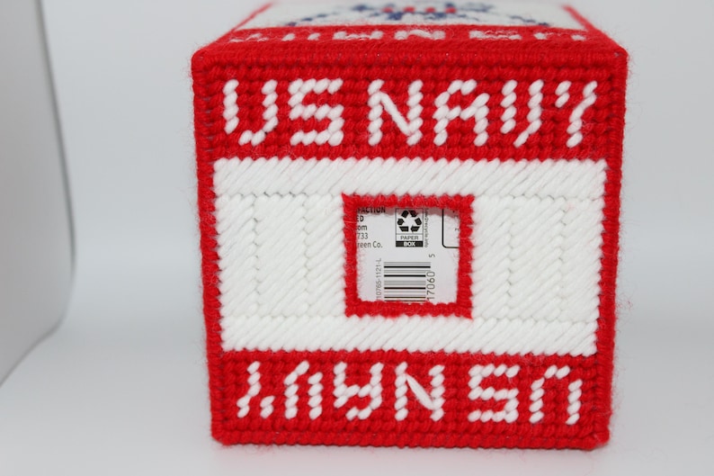 US Navy Tissue Box Cover - Etsy