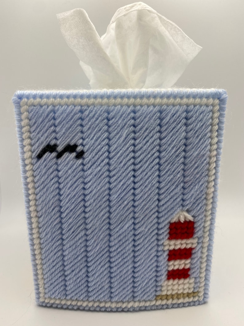 Light House Tissue Box Cover - Etsy
