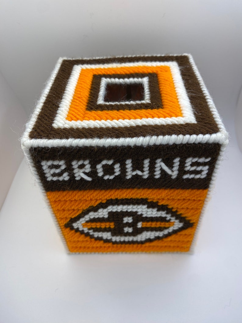 Cleveland Browns Tissue Box Cover - Etsy