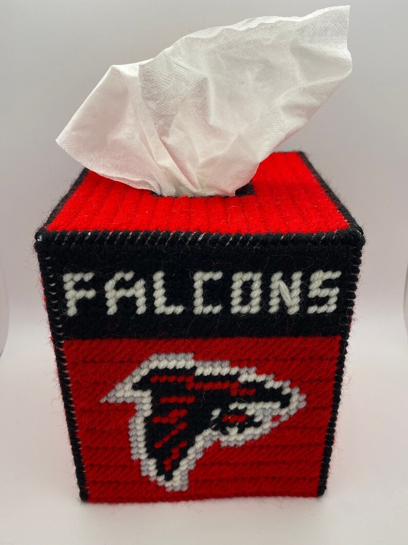Atlanta Falcons Tissue Box Cover - Etsy