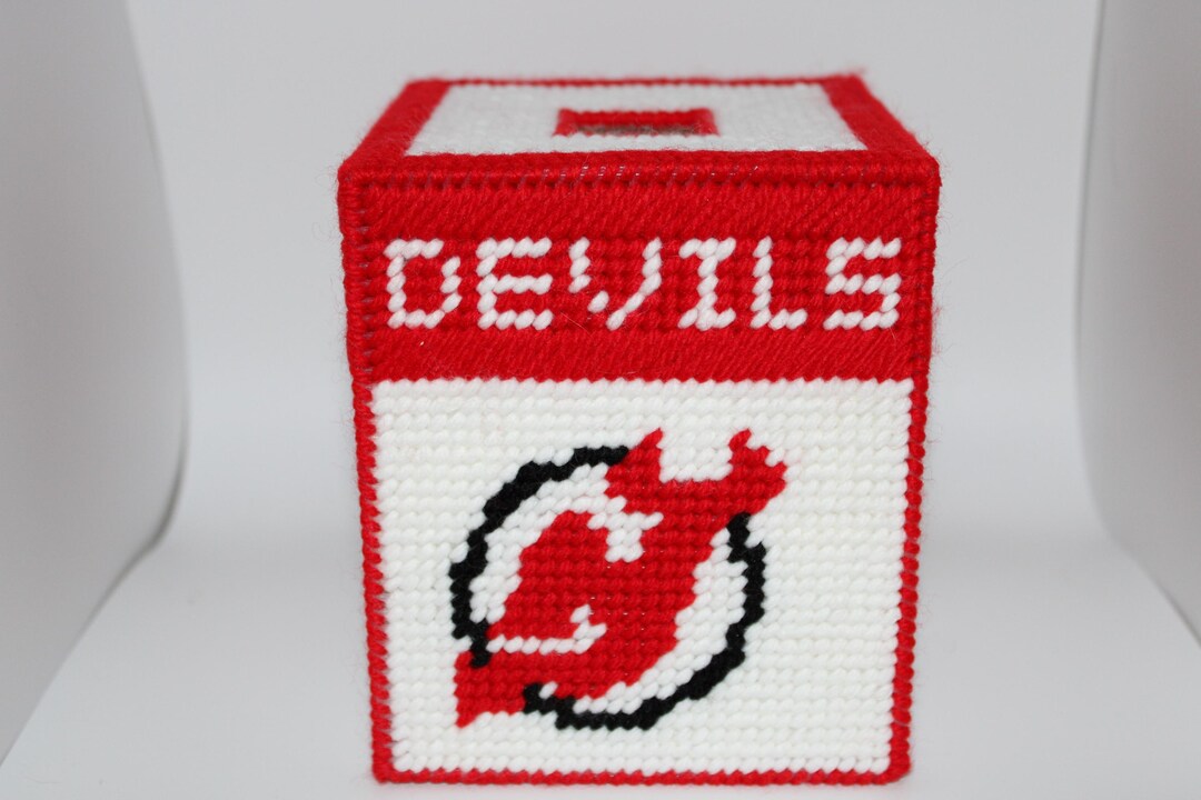 New York Devils Tissue Box Cover - Etsy