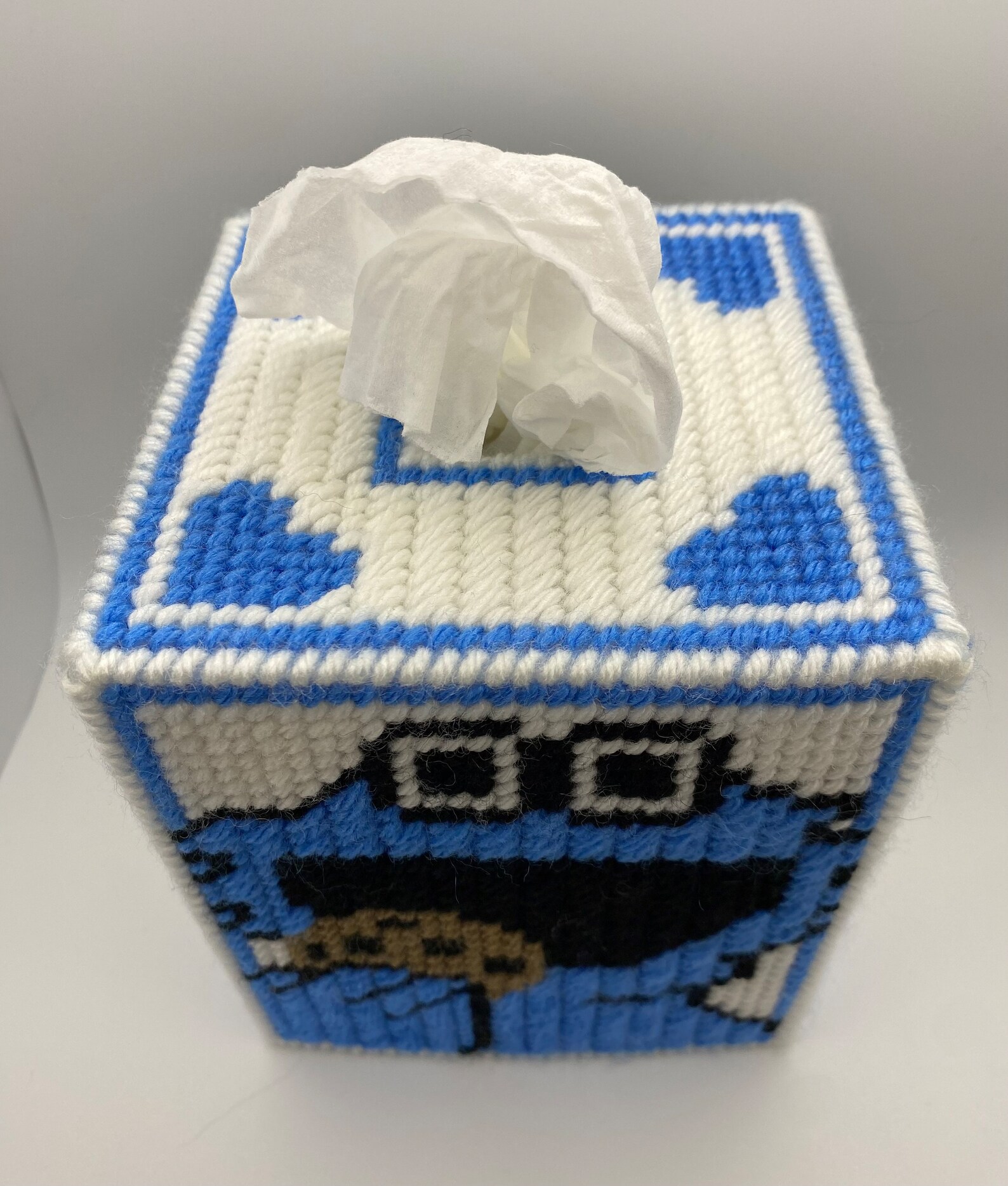 Cookie Monster Tissue Box Cover - Etsy
