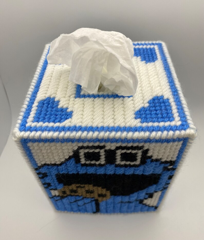 Cookie Monster Tissue Box Cover - Etsy