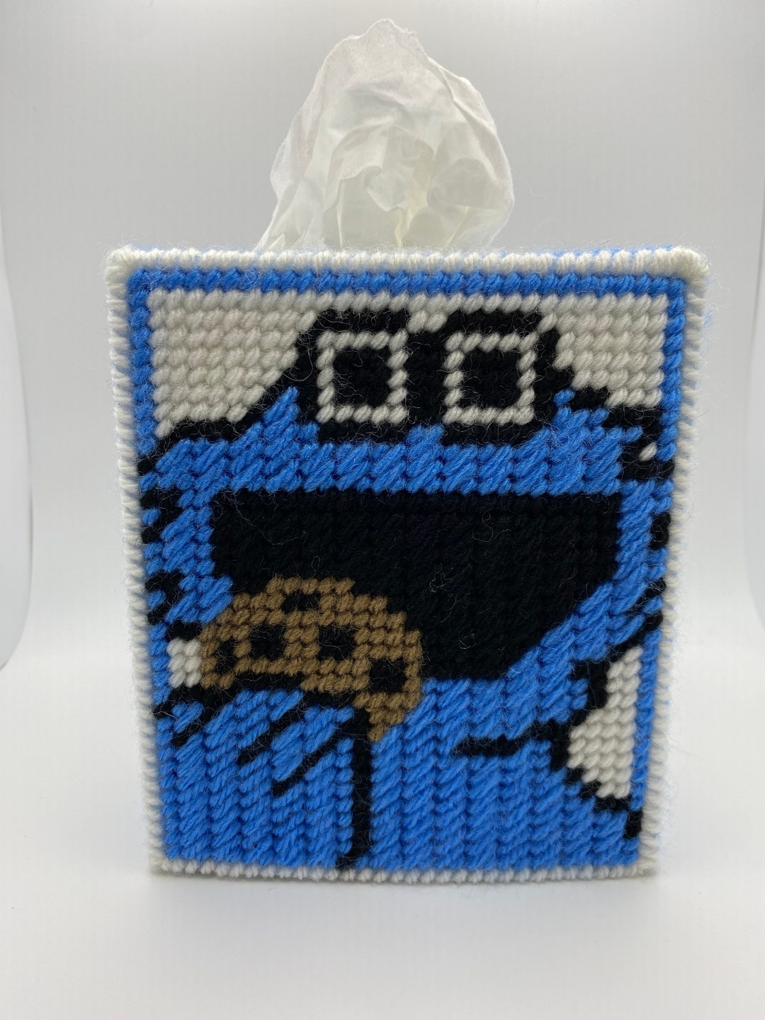 Cookie Monster Tissue Box Cover - Etsy