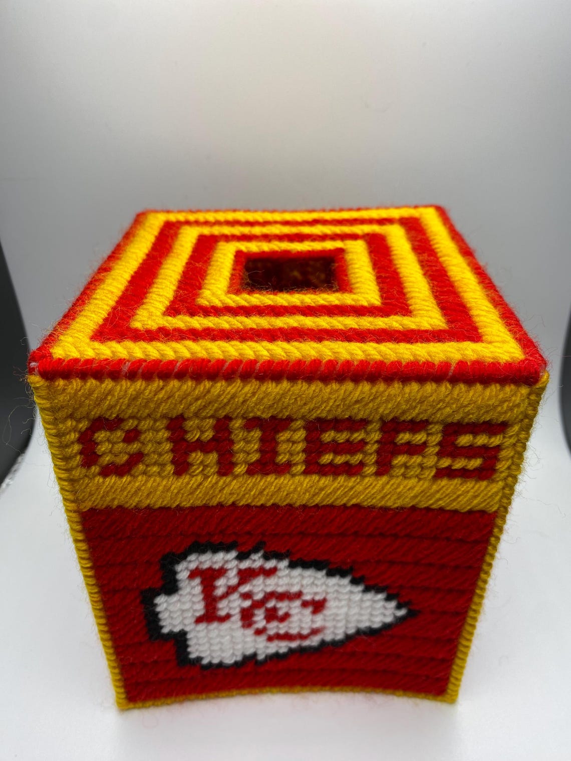 Kansas City Chiefs Tissue Box Cover - Etsy