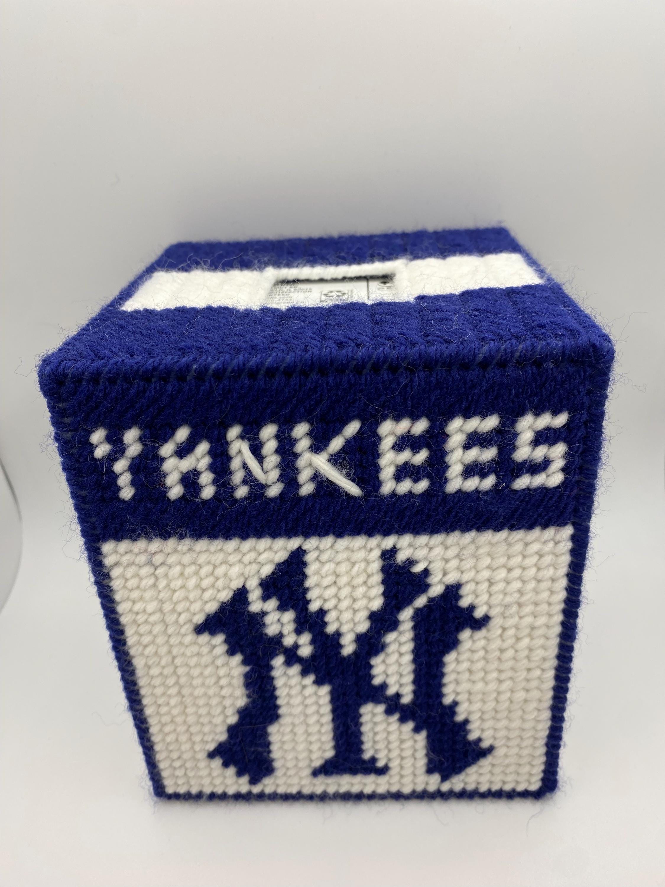 New York Yankees Tissue Box Cover - Etsy