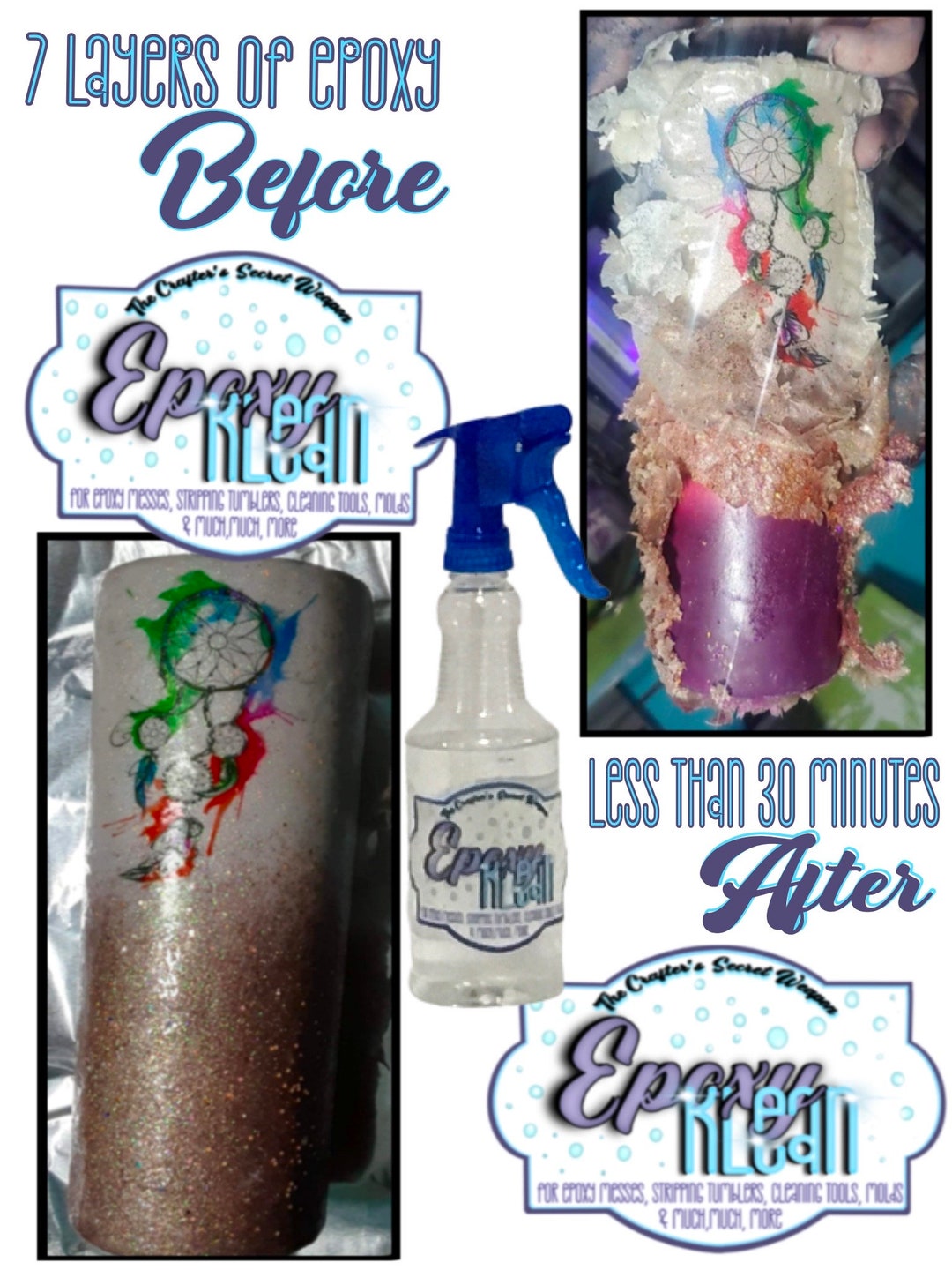 EPOXY REMOVER - Tumbler Stripper - How to Strip A Tumbler - Epoxy ...