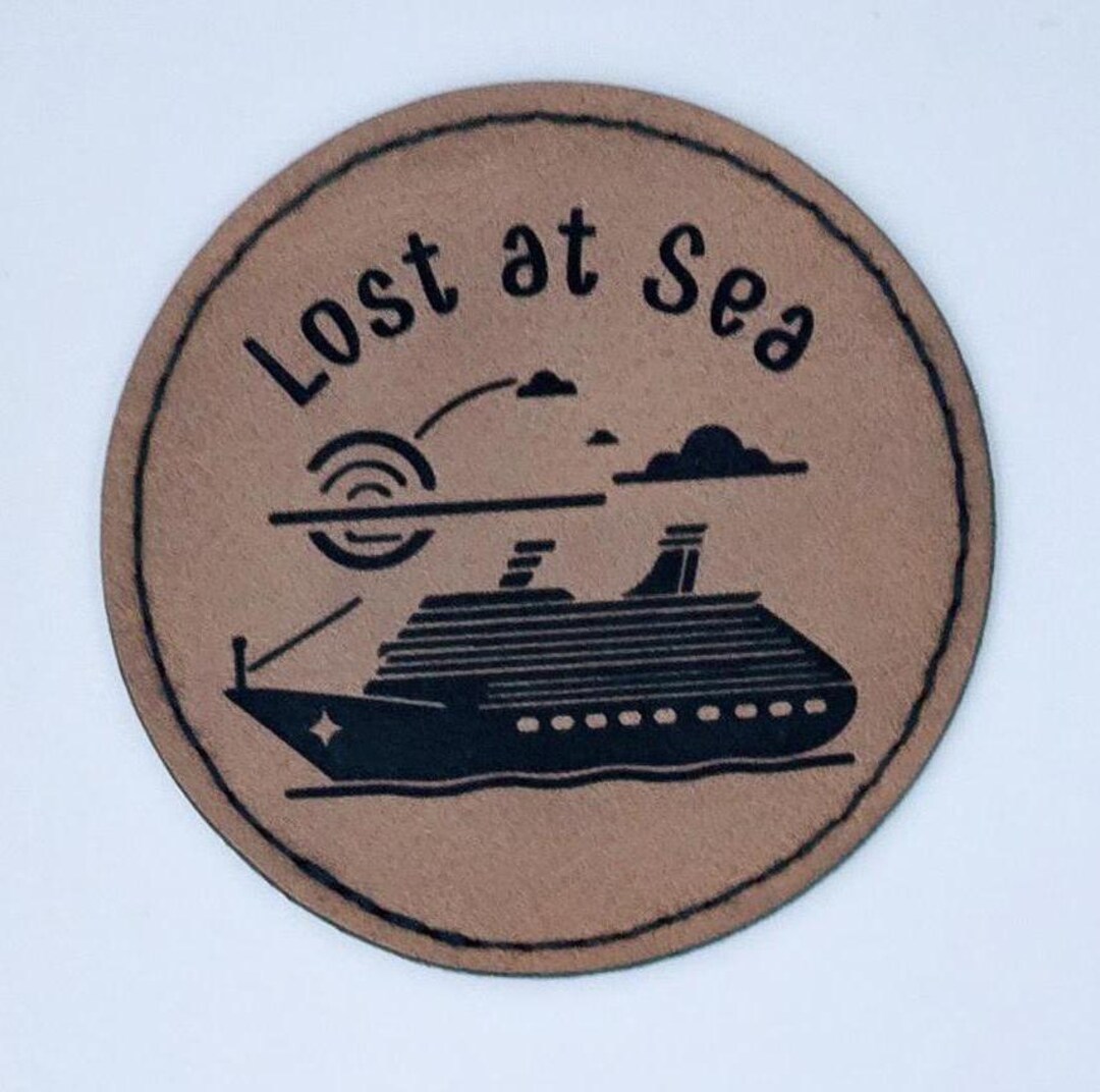 Lost at Sea Patch – Cruise Nautical Adventure Gift – Travel Souvenir ...