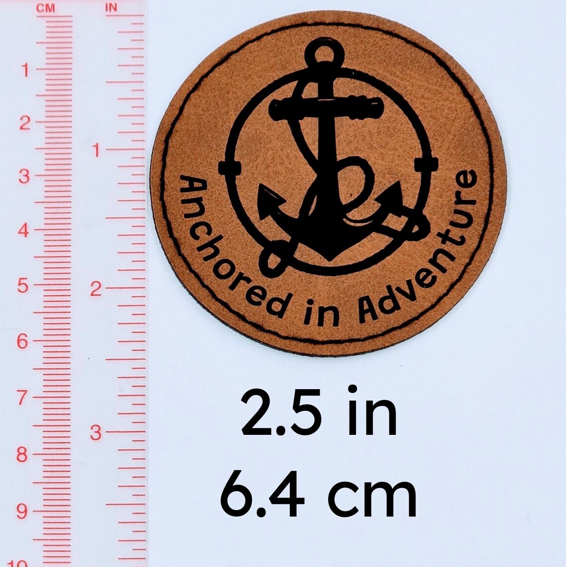 Anchored in Adventure Patch – Nautical & Sailing Gift – Engraved Design ...