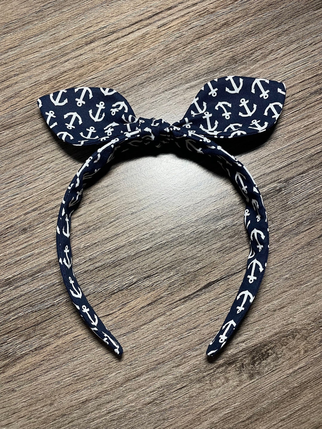 Nautical Handmade Blue Headband - Etsy