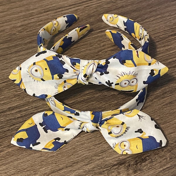 Minion Hair Bow - Etsy