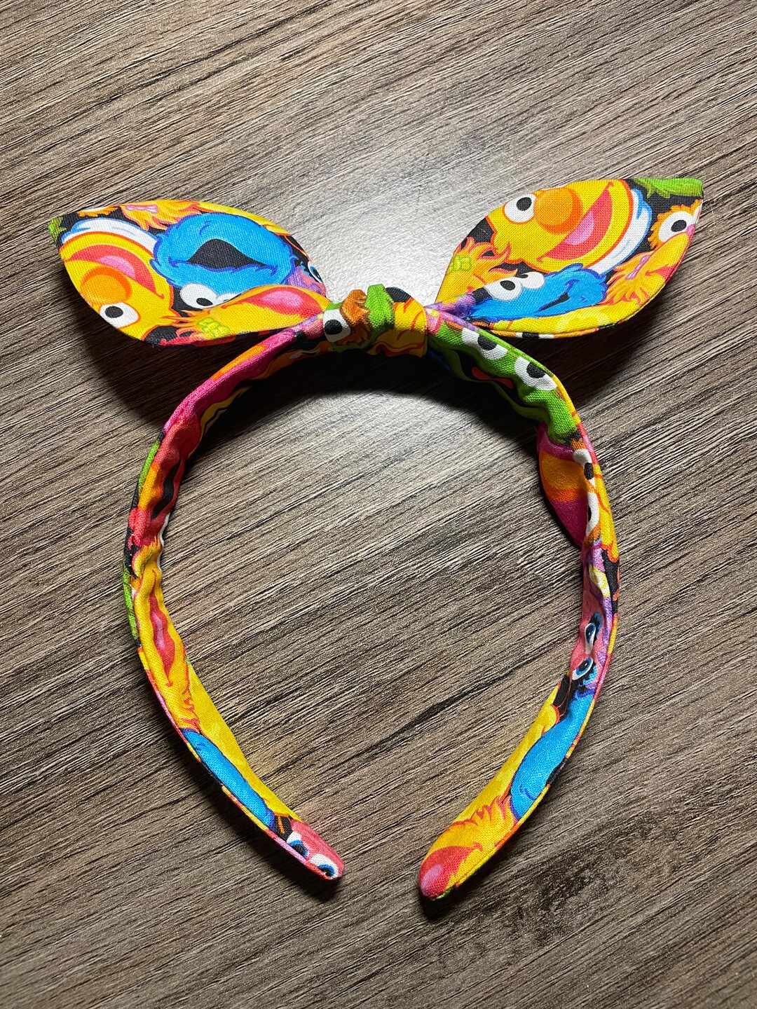 Sesame Street Handmade Knot Bow Headband - Etsy