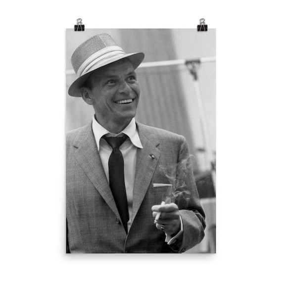 Frank Sinatra Drinking Portrait Photo Paper Poster - Etsy