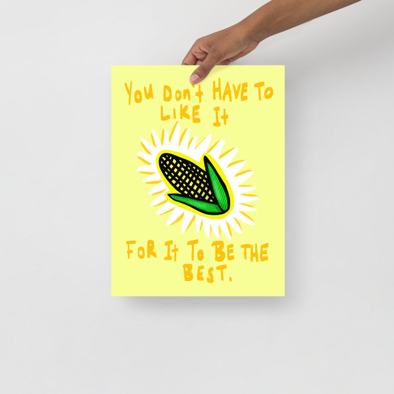 Corn Motivational Poster - Etsy