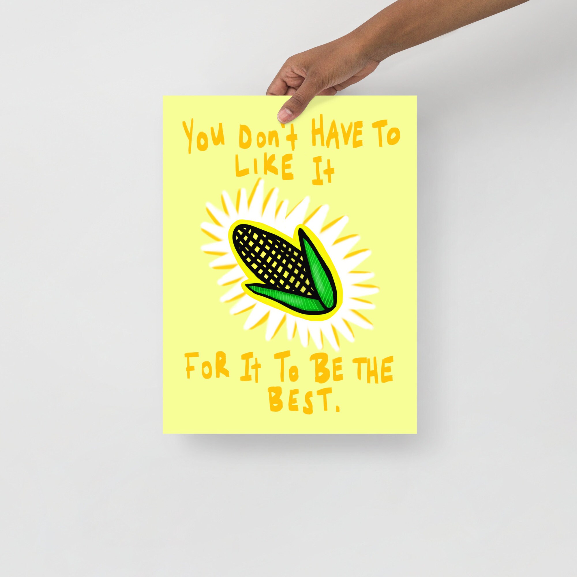 Corn Motivational Poster - Etsy