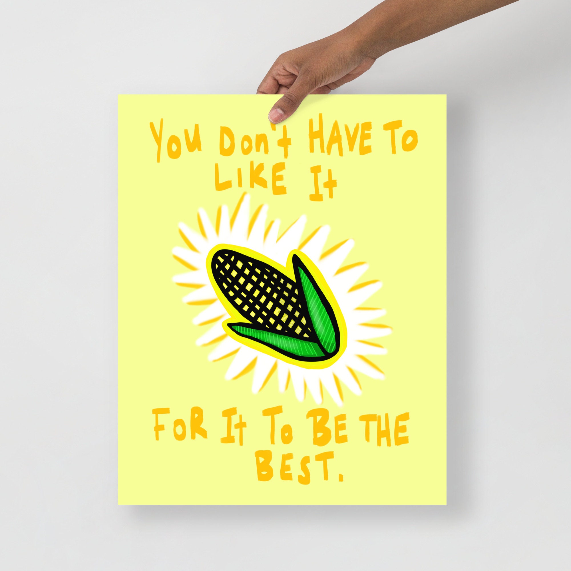 Corn Motivational Poster - Etsy