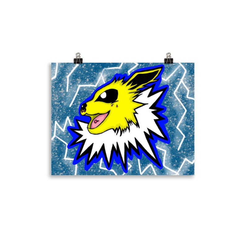 Lightning Creature Poster - Etsy