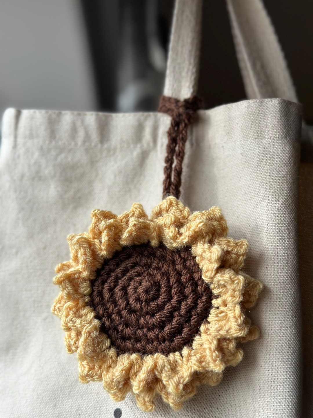 Sunflower Bag Charm Sunflower AirPod Case Sunflower Tote Bag Charm ...