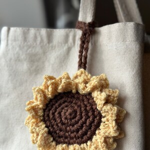 Sunflower Bag Charm Sunflower AirPod Case Sunflower Tote Bag Charm ...