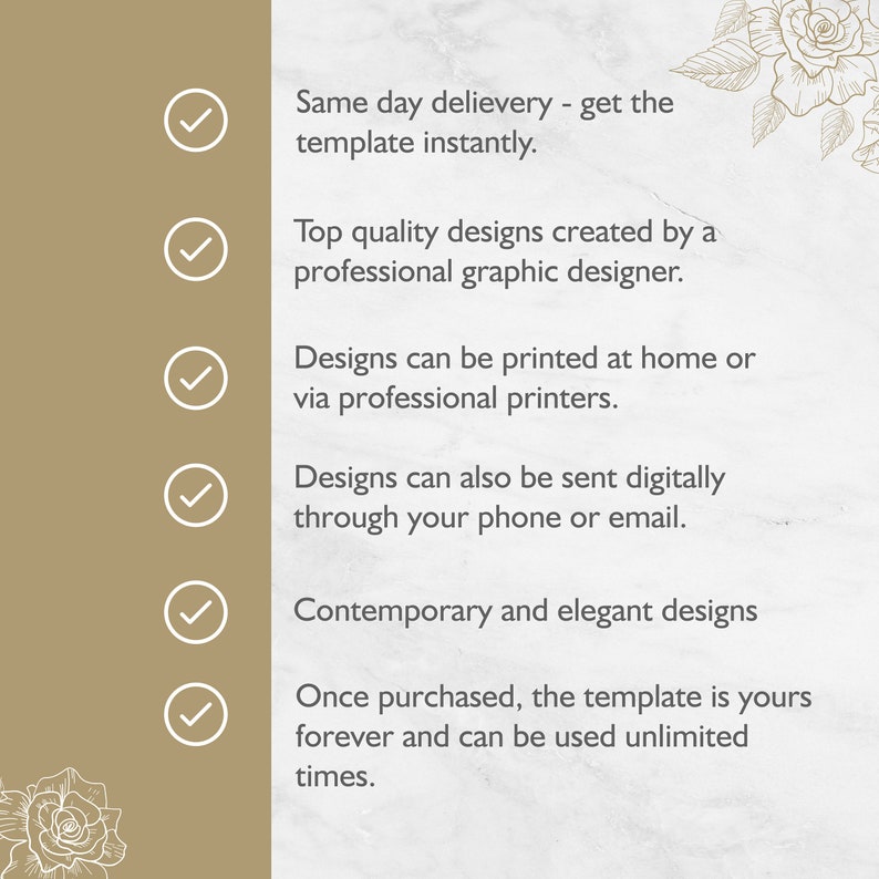 Muslim Wedding Editable Nikkah Walima Shadi Invitation Minimalist Gold ...