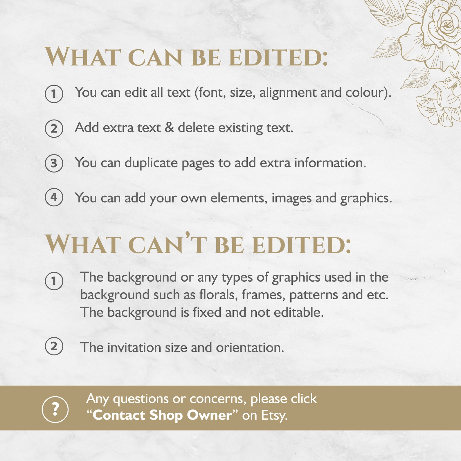 Muslim Wedding Editable Nikkah Walima Shadi Invitation Minimalist Gold ...