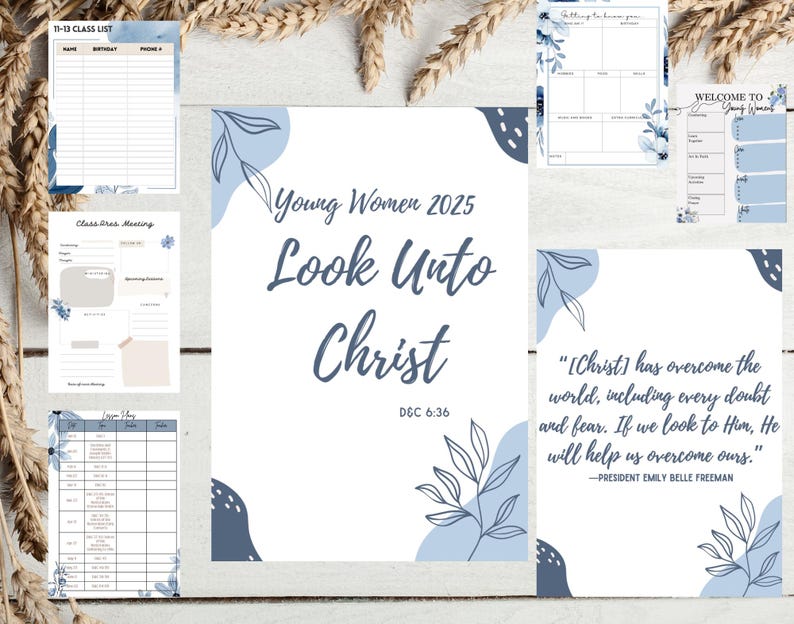 2025 Young Women Packet, LDS Young Women Planner Printable, Young Women ...
