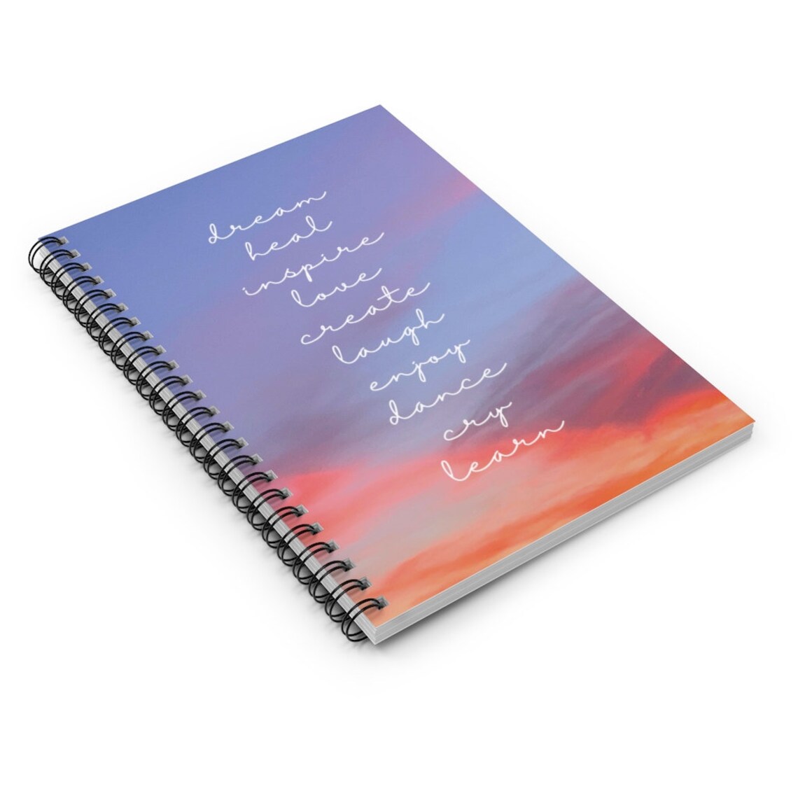 Being Human Spiral Notebook Journal- Ruled Line Hawaii Sky Hawaii Cloud ...